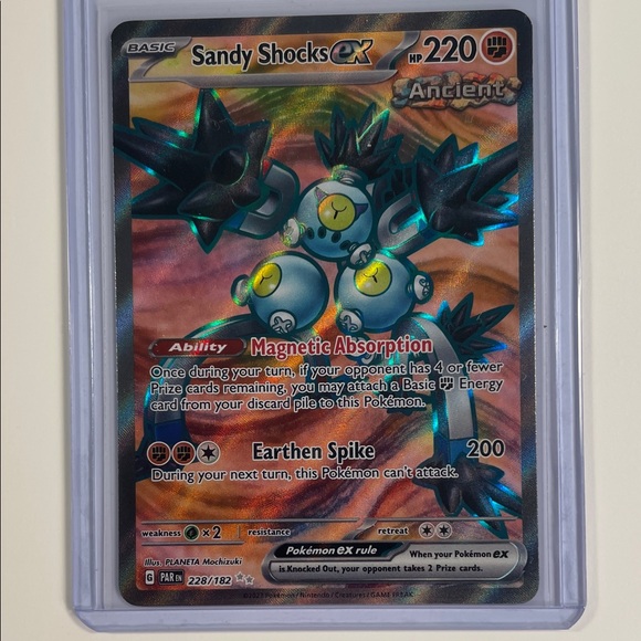 Pokemon | Toys | Pokemon Trading Card Sandy Shocks Ex Blue And Yellow ...